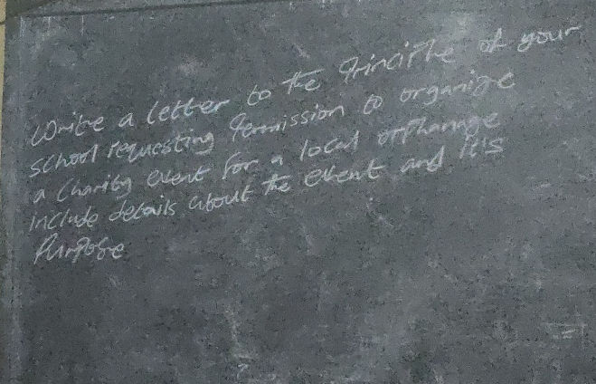 Write a letter to the Principle of your | StudyX