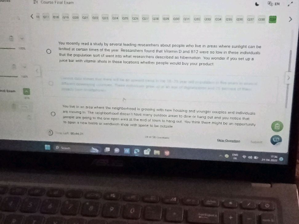 You recently read a study by several leading | StudyX