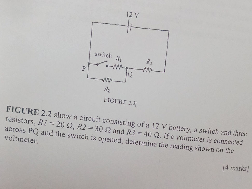 FIGURE 2.2 show a circuit consisting of a 12 | StudyX