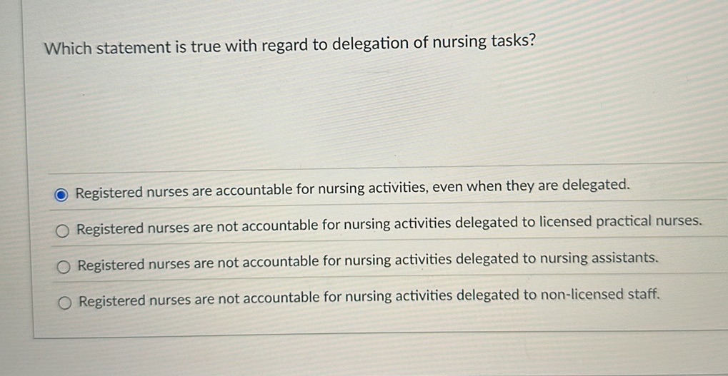 Which statement is true with regard to | StudyX