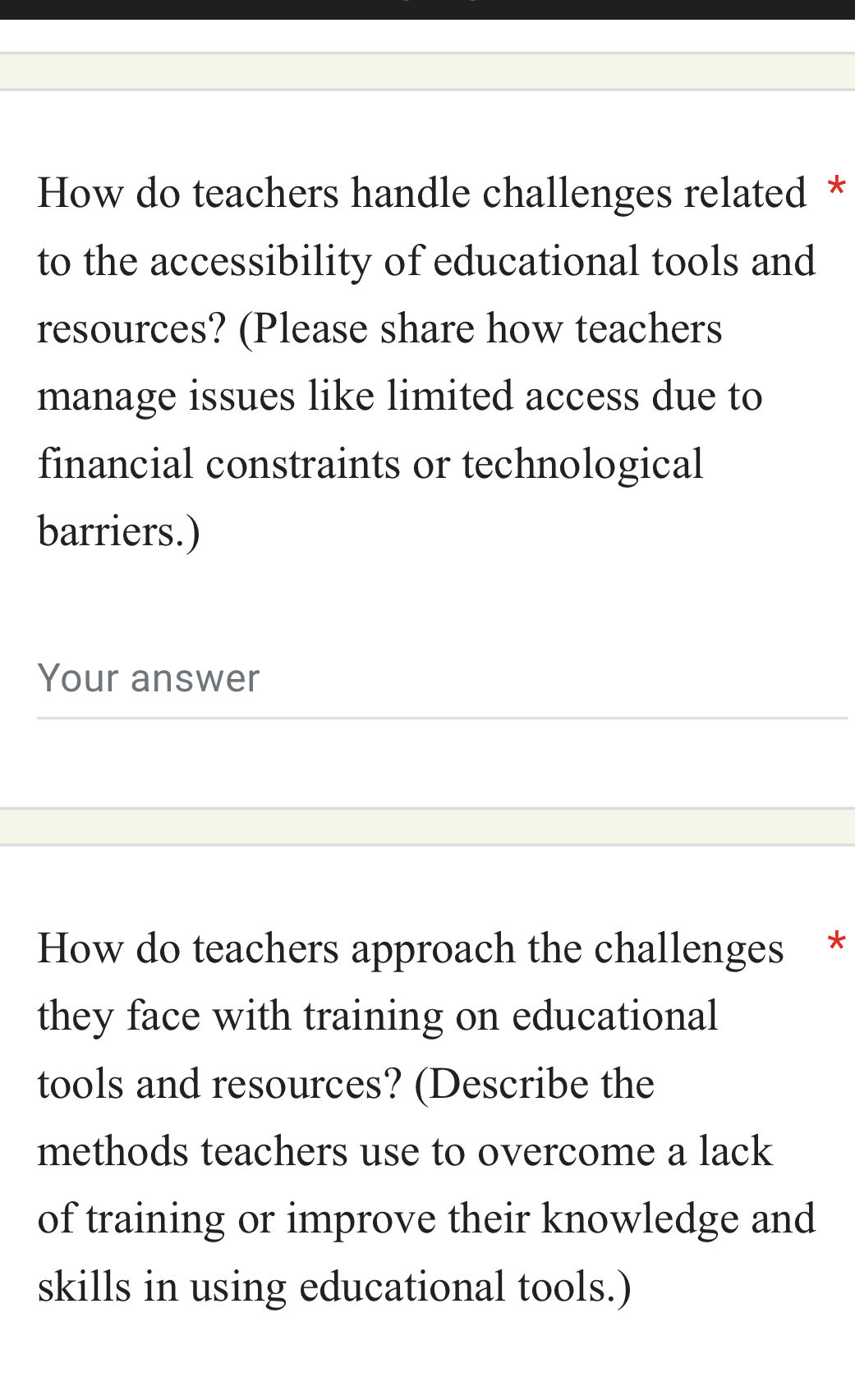 How do teachers handle challenges related * | StudyX