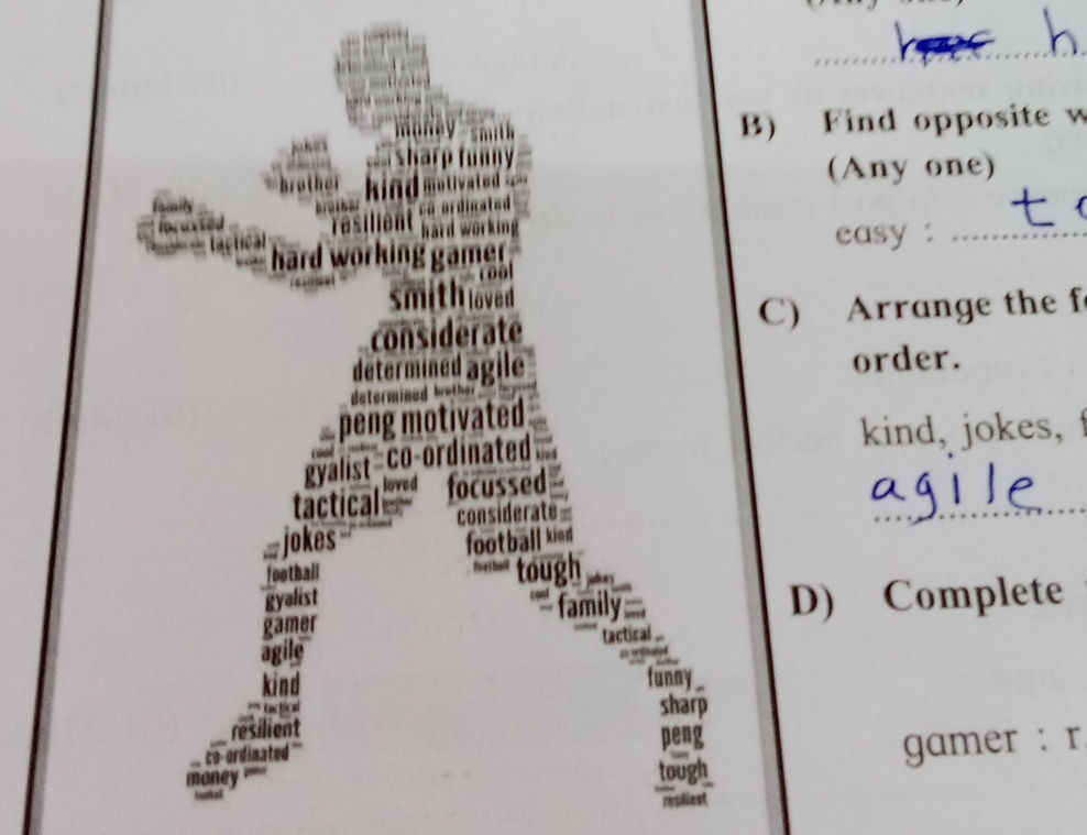 B) Find opposite word (Any one) easy : to | StudyX