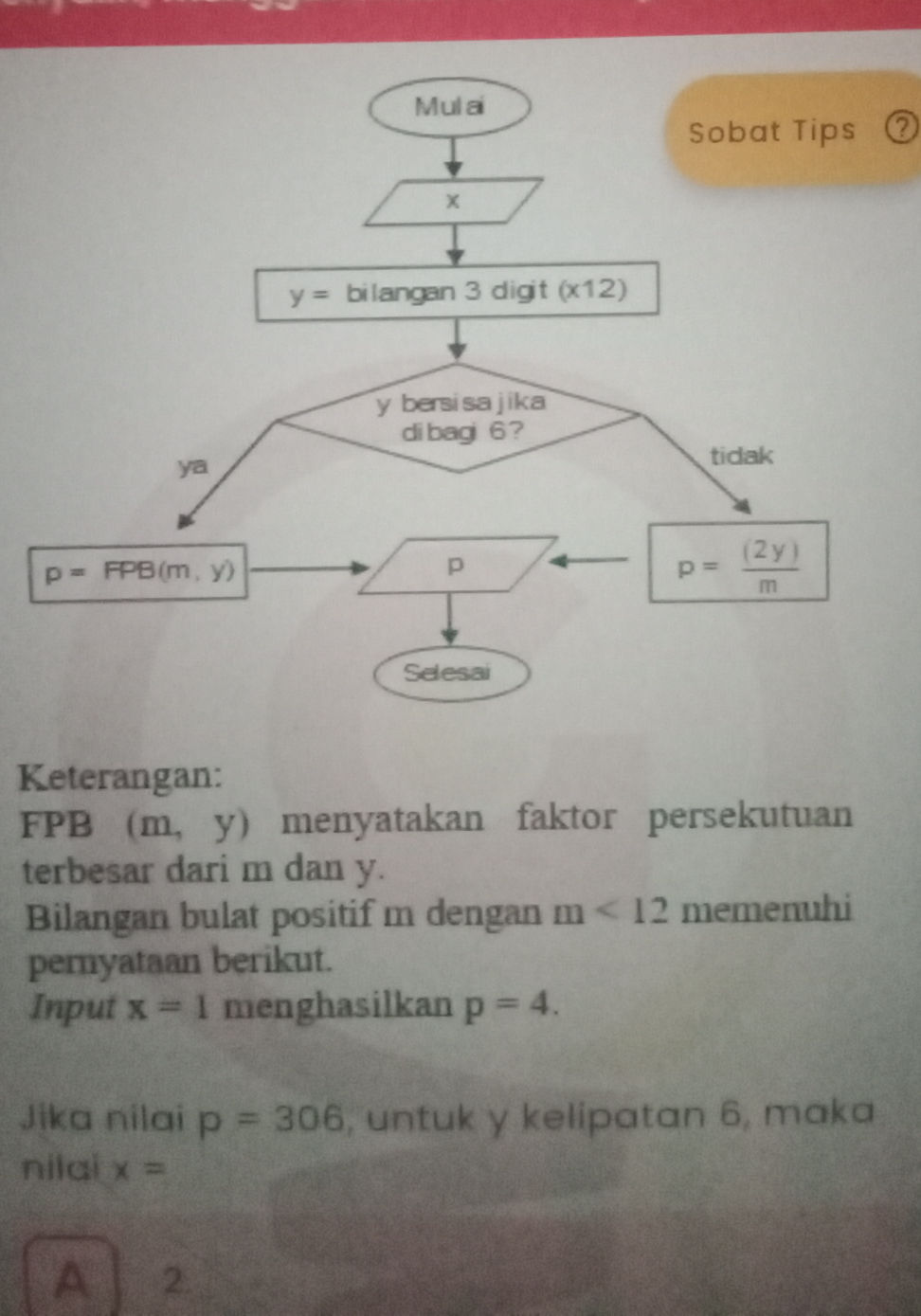 The image contains a flowchart and the | StudyX