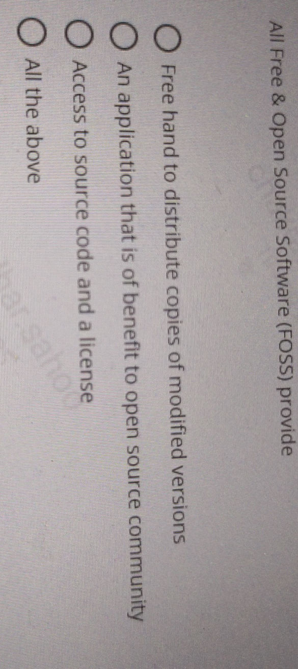 All Free Open Source Software (FOSS) | StudyX