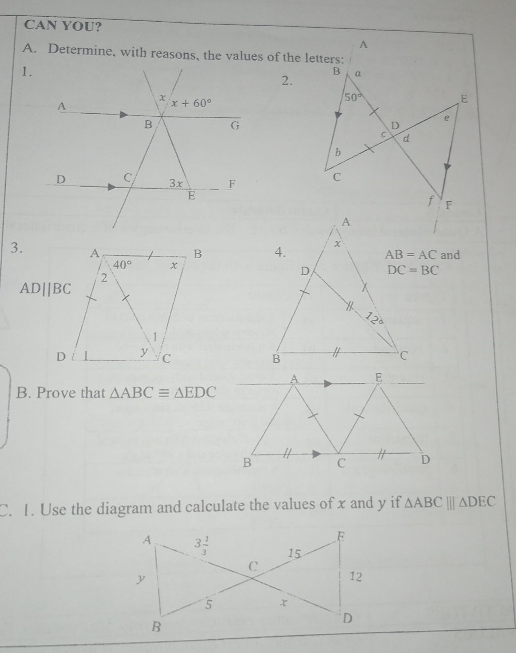 A. Determine, with reasons, the values of | StudyX