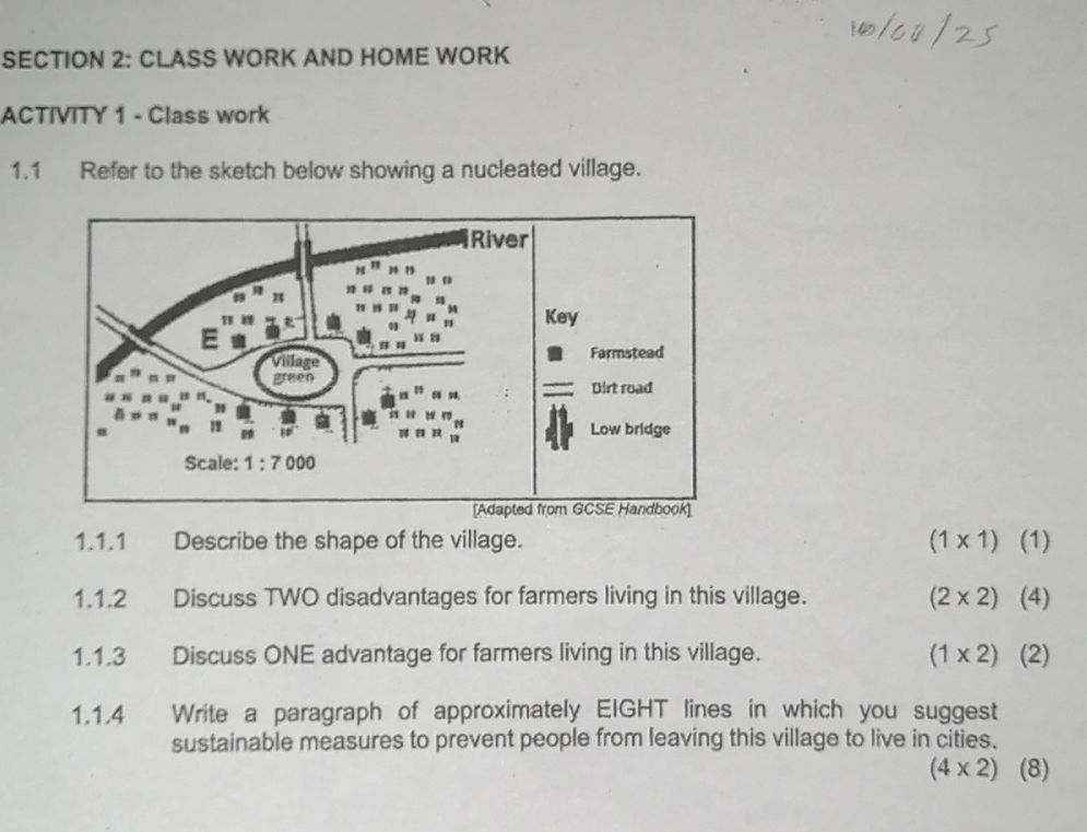 1.1 Refer to the sketch below showing a | StudyX