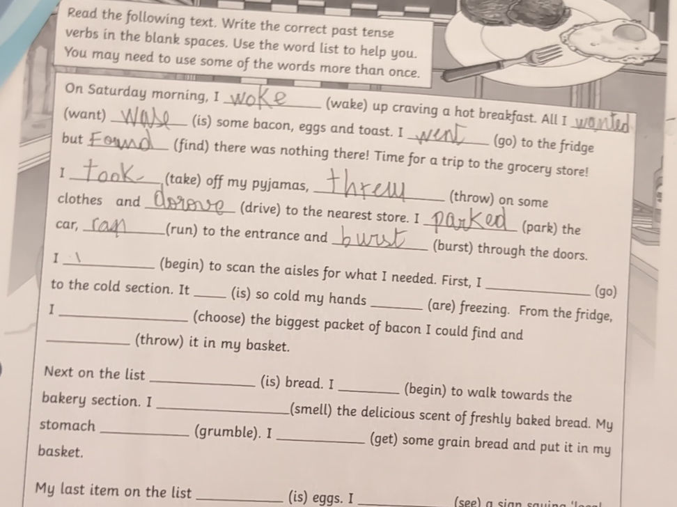 Read the following text. Write the correct | StudyX