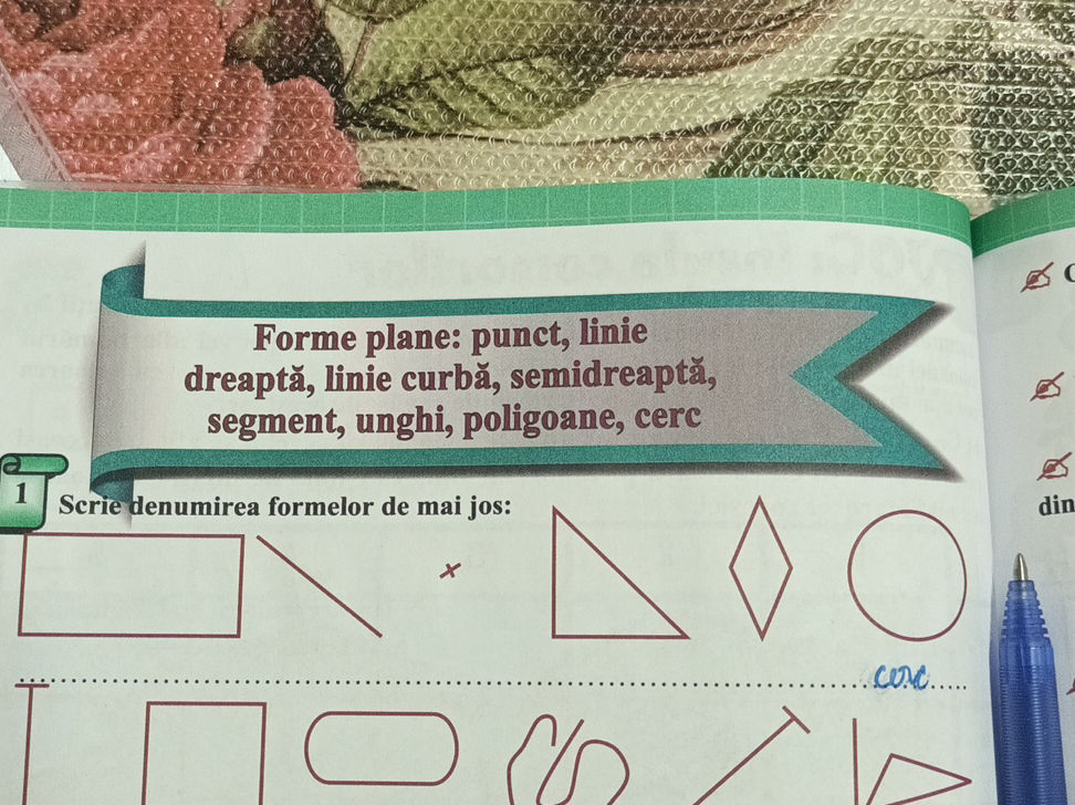 Scrie denumirea formelor de mai jos: | StudyX