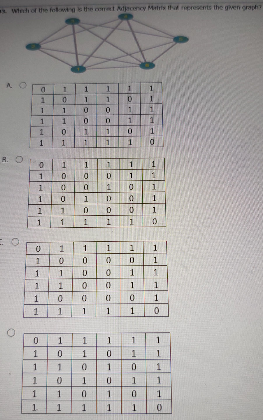 03. Which of the following is the correct | StudyX