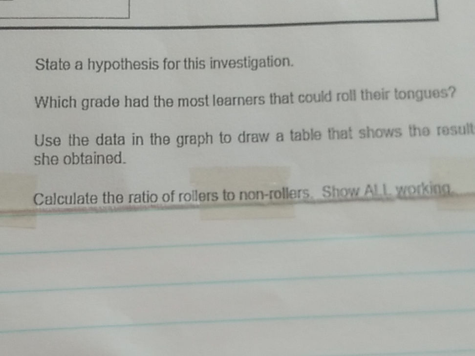 State a hypothesis for this investigation. | StudyX