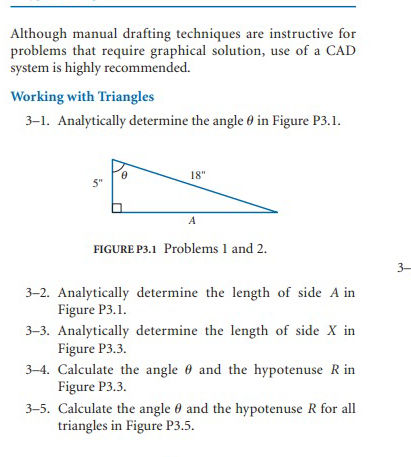 3-1. Analytically determine the angle \( \) | StudyX