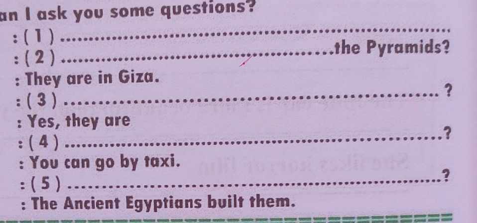 an I ask you some questions? : (1) : (2) $$ | StudyX