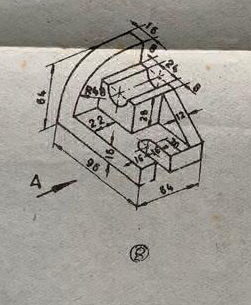 The image contains a 3D engineering drawing | StudyX