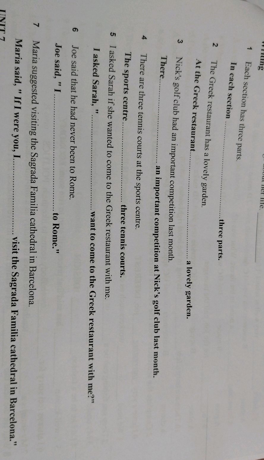 1 Each section has three parts. In each | StudyX