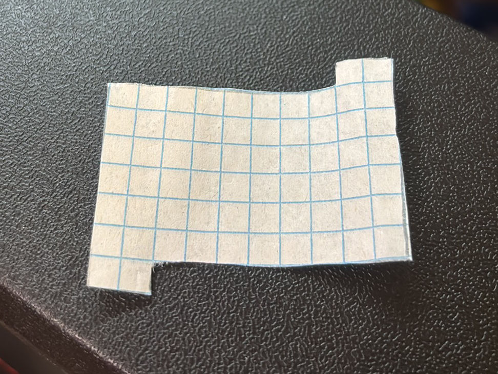 The image shows a piece of graph paper that | StudyX