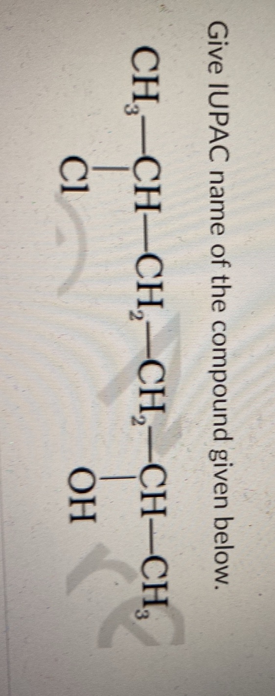 Give IUPAC name of the compound given below. | StudyX