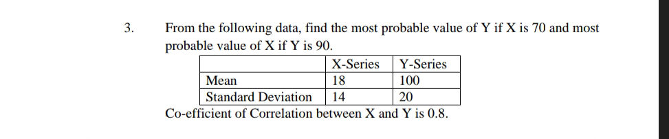 3. From the following data, find the most | StudyX