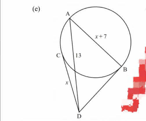 The image shows a circle with points A, B, | StudyX