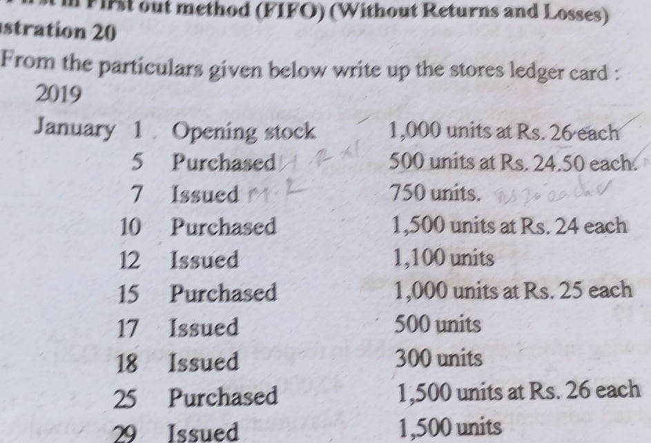 From the particulars given below write up | StudyX