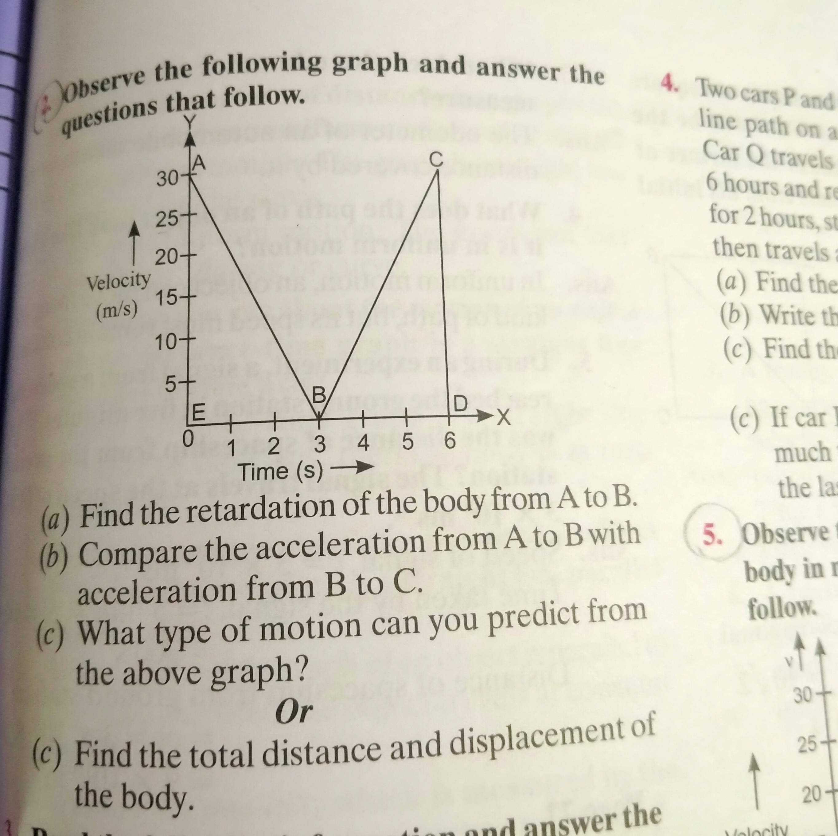 (a) Find the retardation of the body from A | StudyX