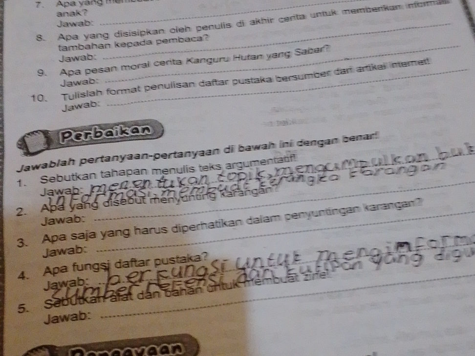 1. Sebutkan tahapan menulis teks | StudyX