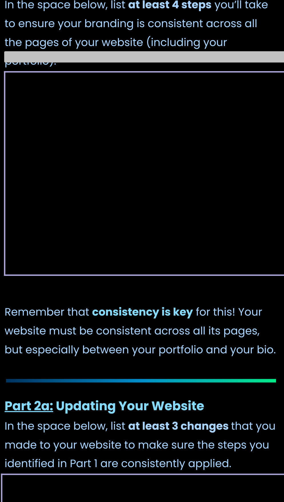 In the space below, list at least 4 steps | StudyX