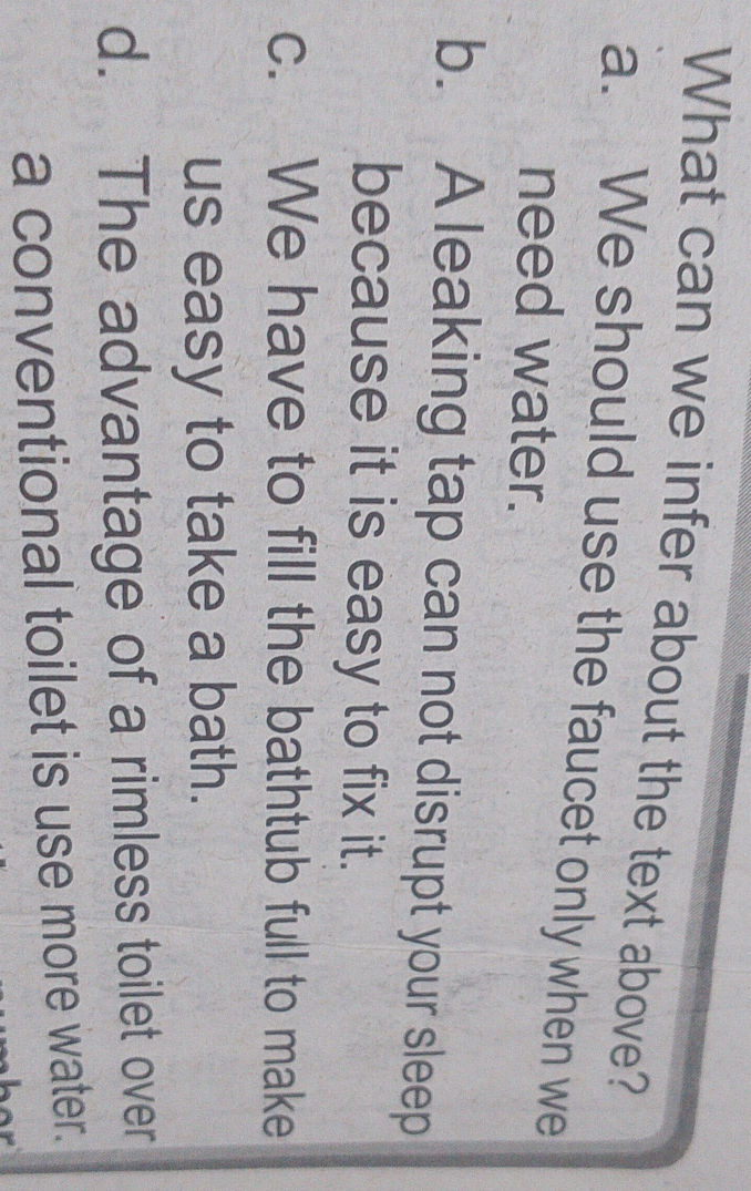 What can we infer about the text above? a. | StudyX