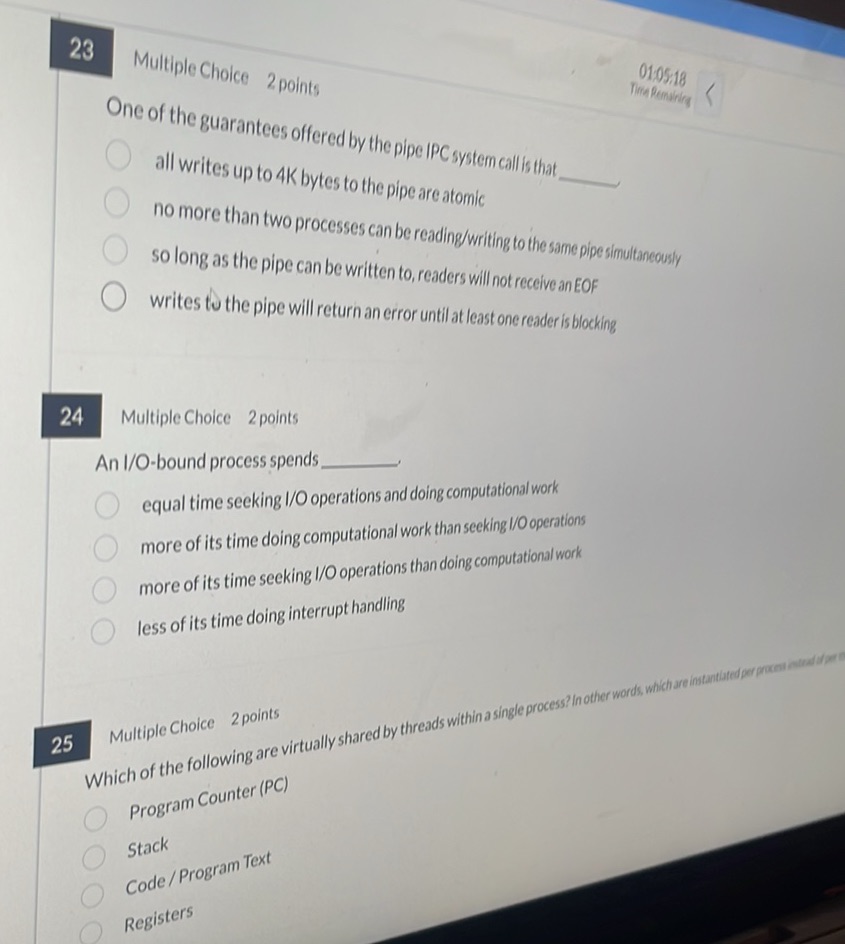 23 Multiple Choice 2 points One of the | StudyX