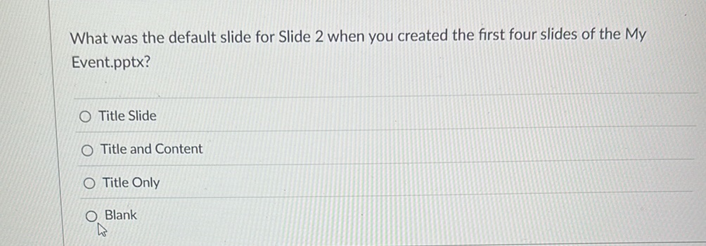 What was the default slide for Slide 2 when | StudyX