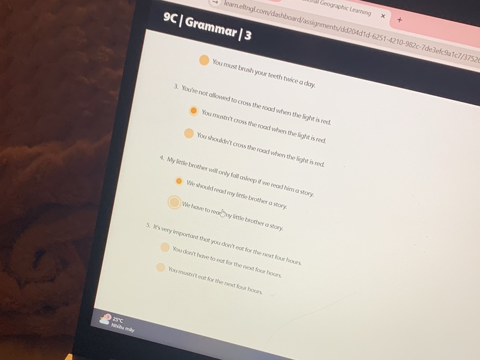 3. You're not allowed to cross the road when | StudyX