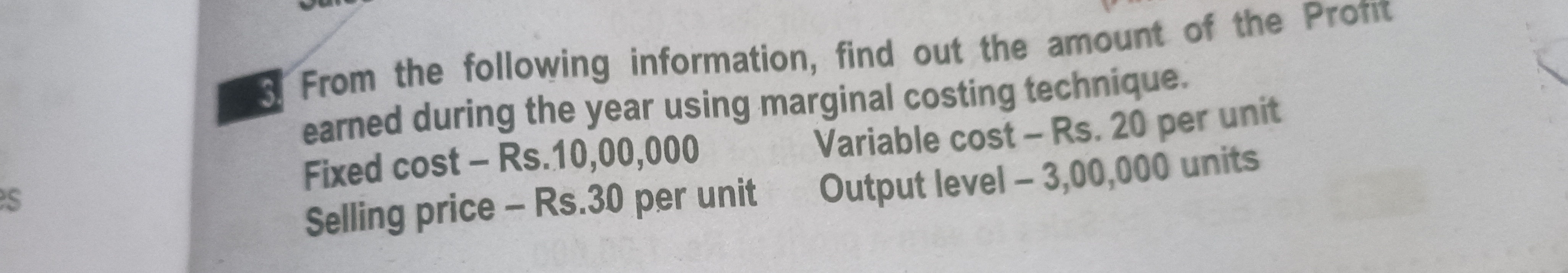 From the following information, find out the | StudyX