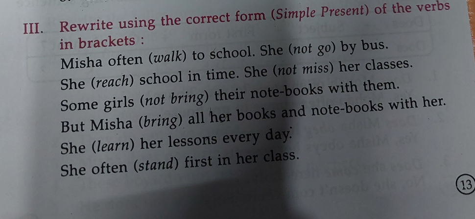 Rewrite using the correct form (Simple | StudyX