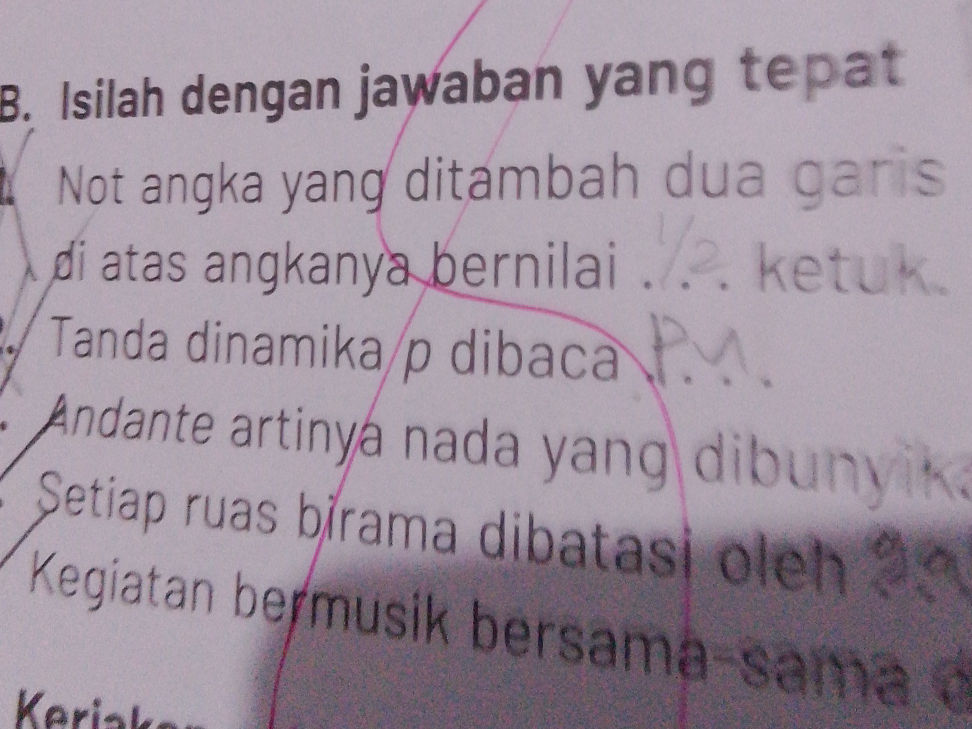 1. Not angka yang ditambah dua garis di atas | StudyX