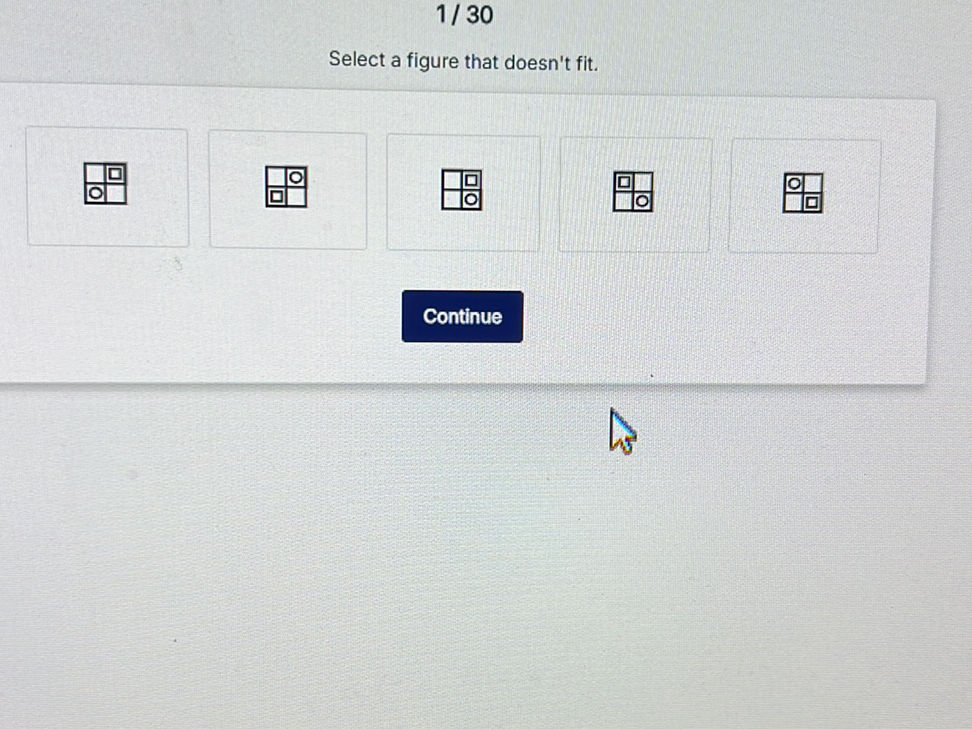Select a figure that doesn't fit. Option 1: | StudyX