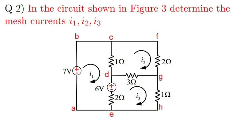 Q 2) In the circuit shown in Figure 3 | StudyX