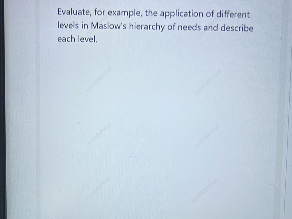 Evaluate, for example, the application of | StudyX