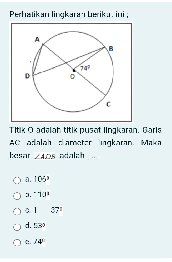 Perhatikan lingkaran berikut ini ; Titik O | StudyX