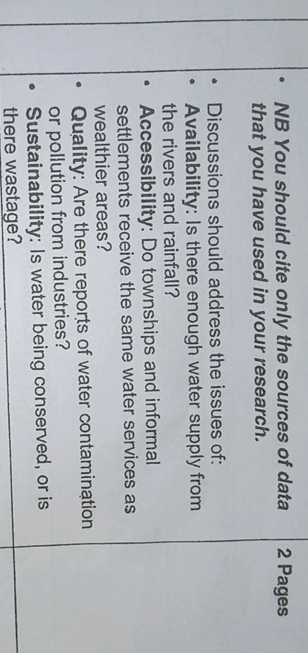 Discussions should address the issues of: | StudyX