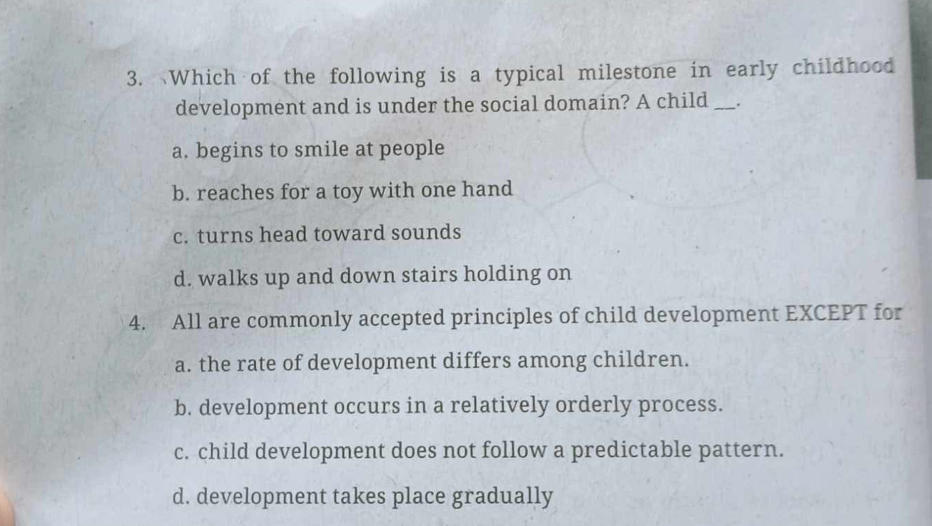 3. Which of the following is a typical | StudyX