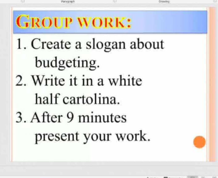 GROUP WORK: 1. Create a slogan about | StudyX