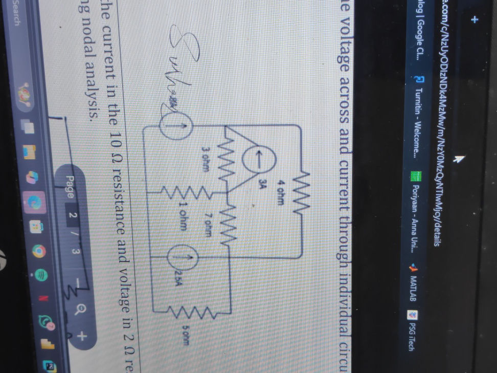 Find the voltage across and current through | StudyX