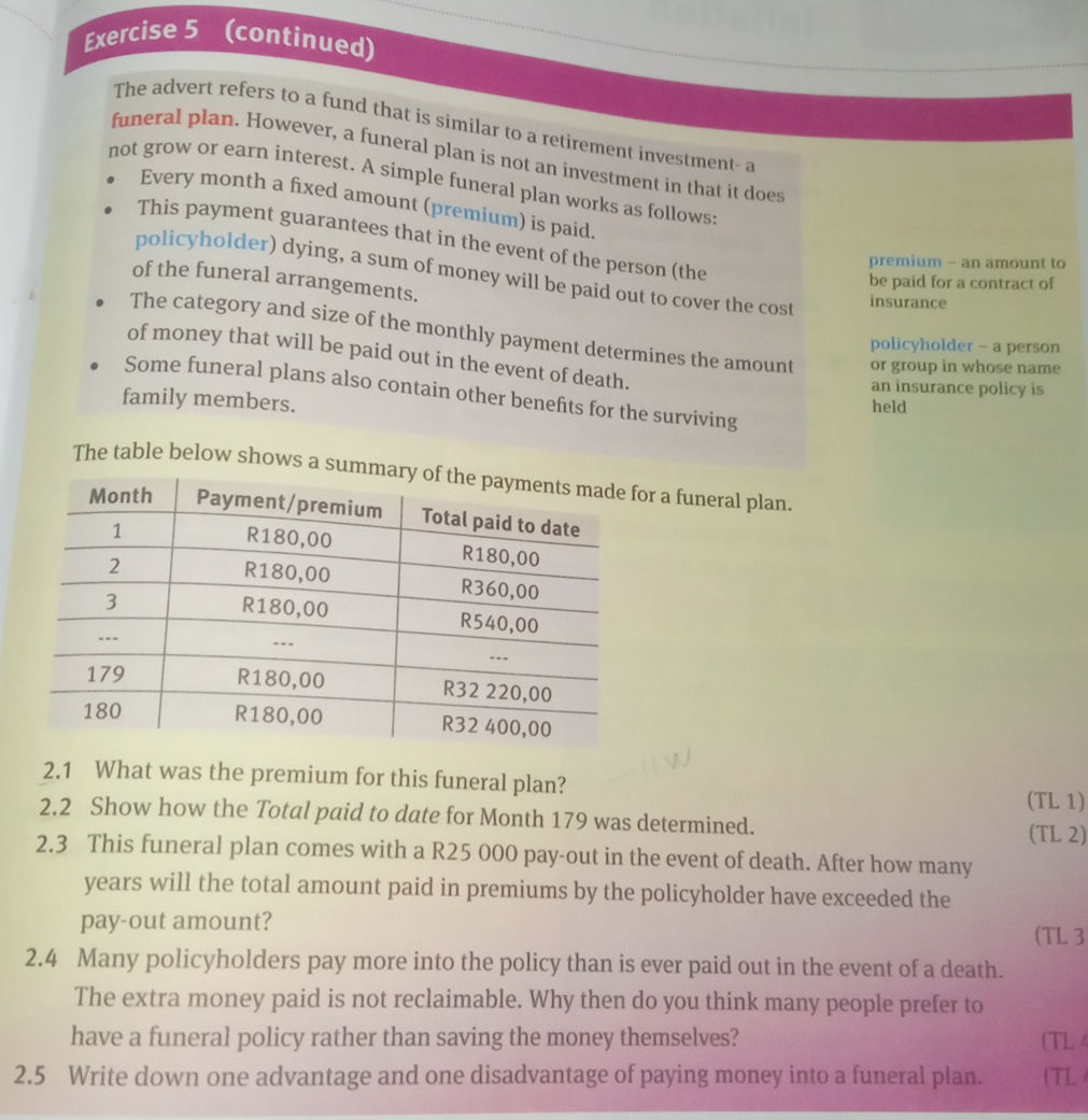 The table below shows a summary of the | StudyX