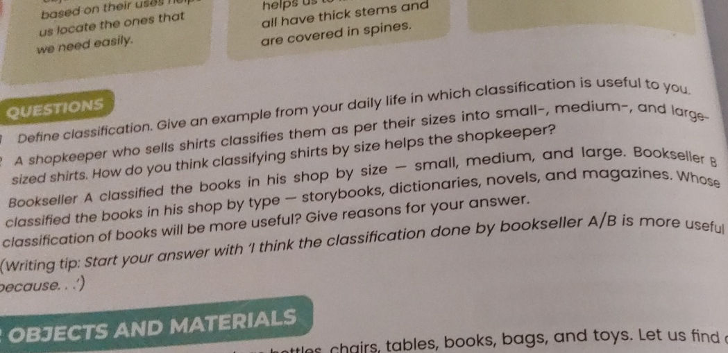 1 Define classification. Give an example | StudyX