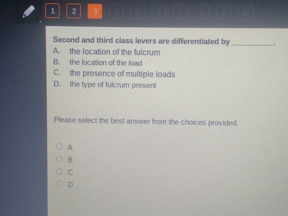 Second and third class levers are | StudyX