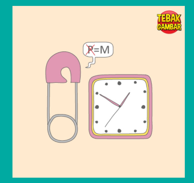 The image shows a safety pin and a clock. | StudyX