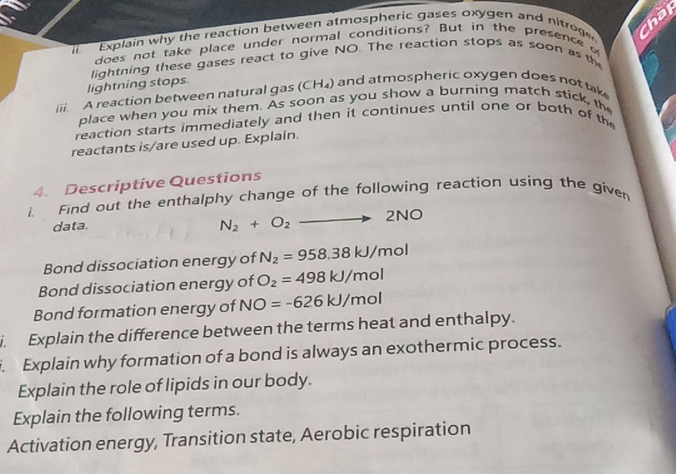 4. Descriptive Questions i. Find out the | StudyX