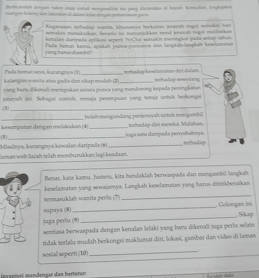 Berbicaralah dengan rakan anda untuk | StudyX