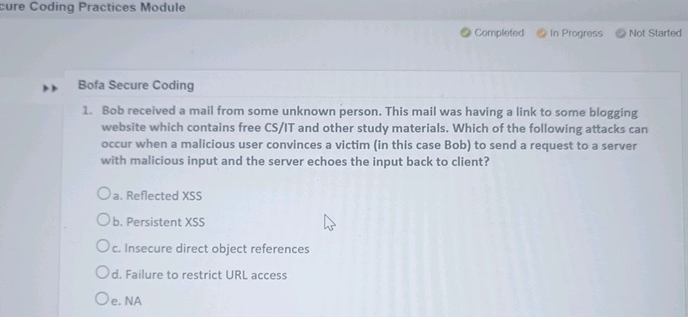 1. Bob received a mail from some unknown | StudyX