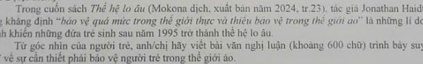 Trong cuốn sách Thế hệ lo âu (Mokona dịch,
