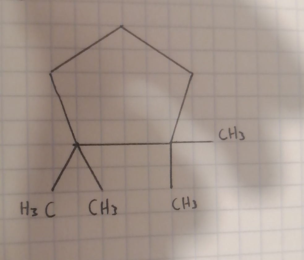 The image shows a chemical structure. The | StudyX
